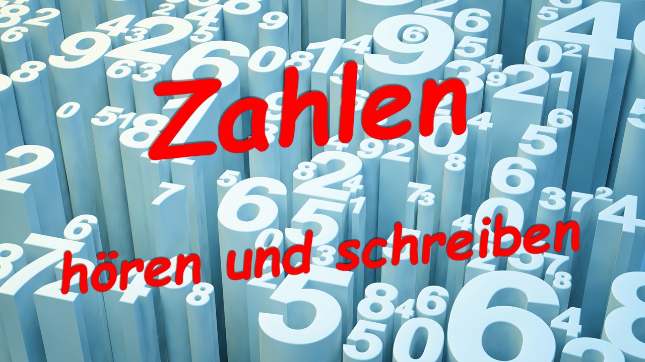 Zahlen hören und schreiben – teachYOU